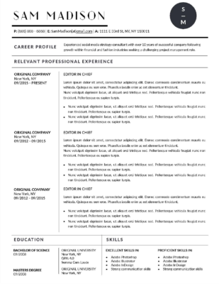 5 Modern CV Templates of 2019 - Stand Out Shop