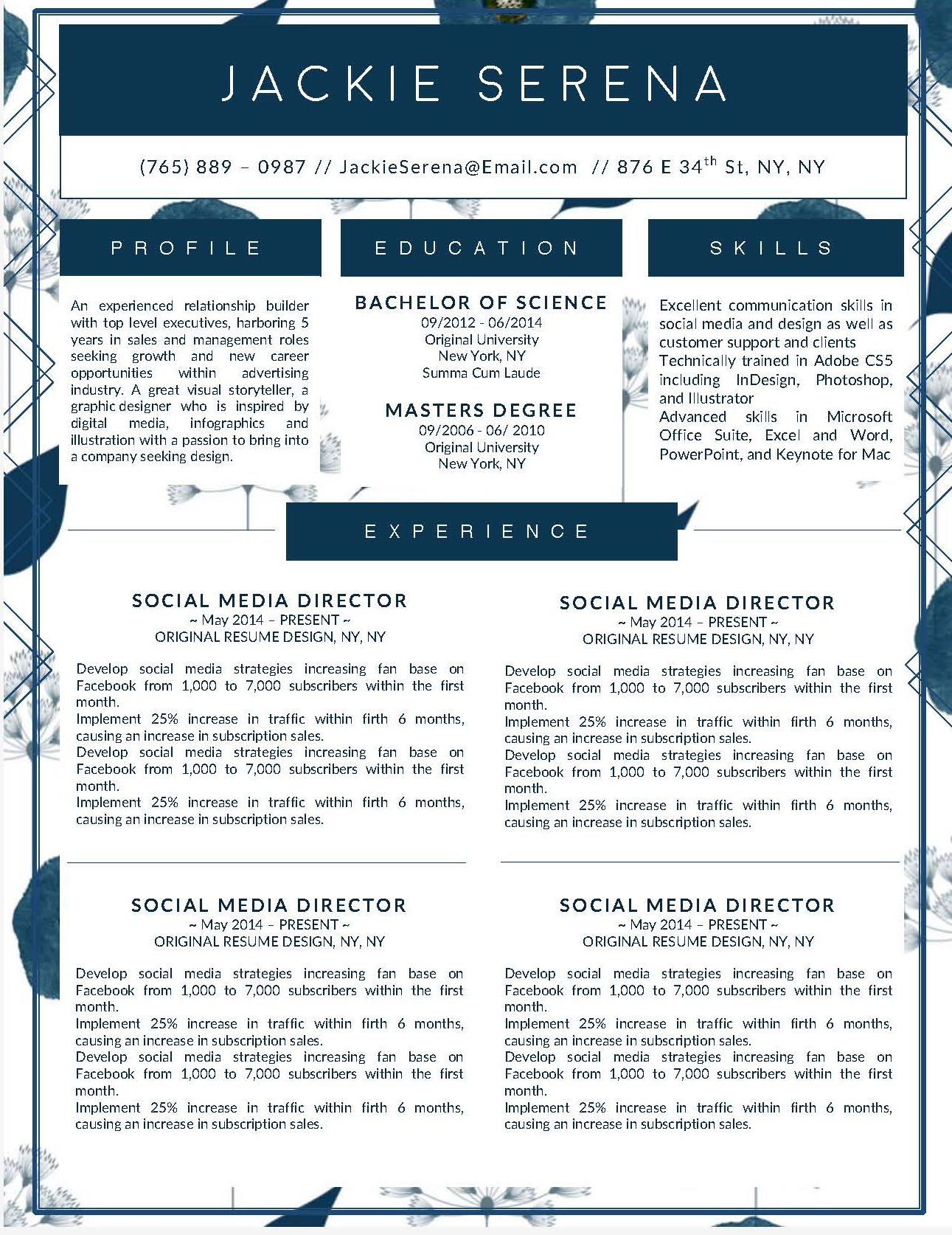 15 Best Creative Resume Templates of 2018 - Stand Out Shop